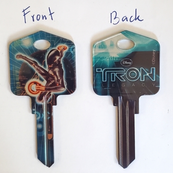 Disney | Other | Tron Legacy Blank House Key | Poshmark